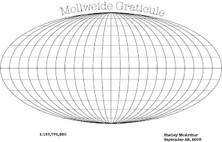 Shelley's Geog Blog: The Mollweide Projection