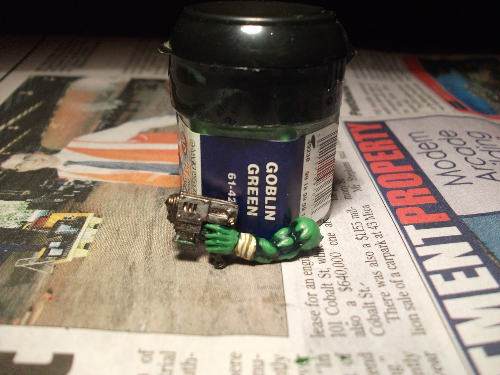 A Painters Tabletop: Painting Tutorial: Ork Skin