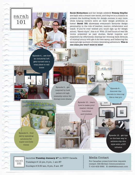 Cherish Toronto: Sarah 101: Official Premiere Date