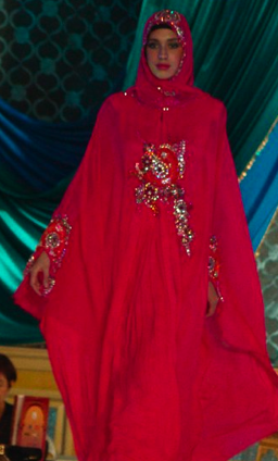 Best Red Hijab Style From Islamic Fashion Festival 2010 | Hijab Styles ...