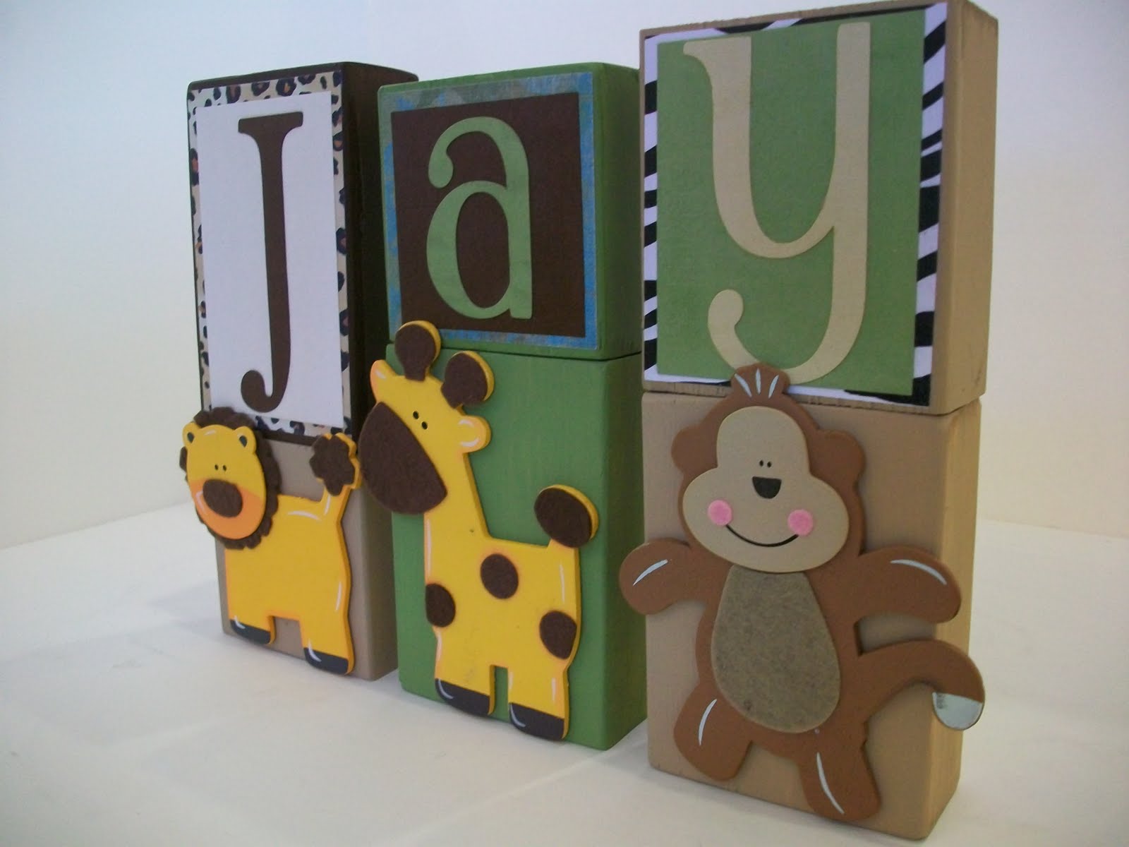 So Lovely Creations: Personalized Wooden Blocks