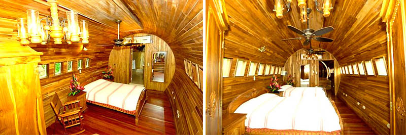 Aircraft designed to be home Home and Interior design