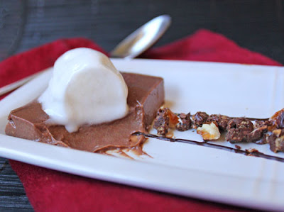 Milk Chocolate Cremeux with Coconut Sorbet - SugarHero