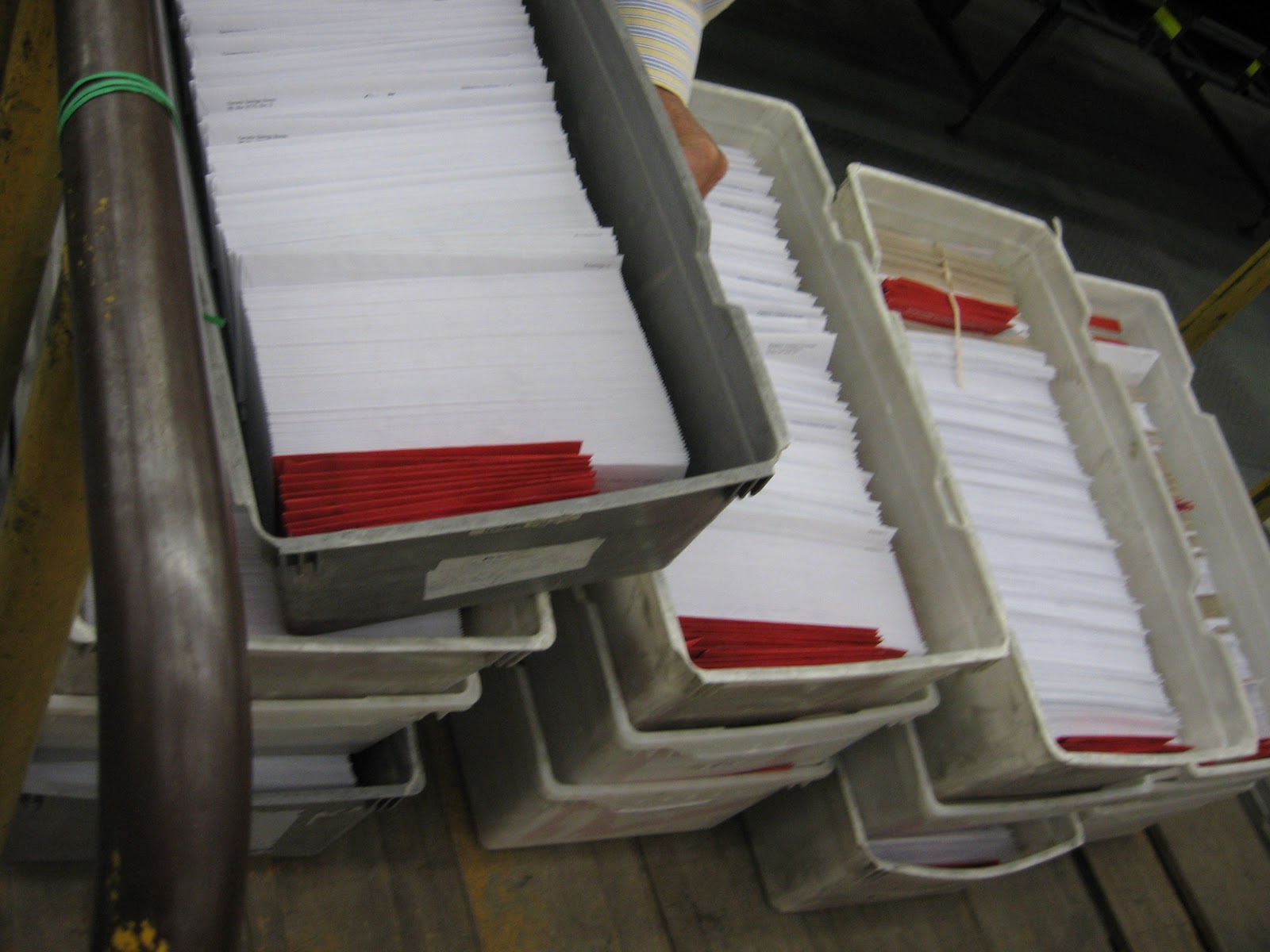 The Letter Writing Revolution: Field Trip #1: Ottawa Mail Processing Plant