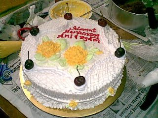 A & A Bakery: KEK KRIM SEGAR (FRESH CREAM)