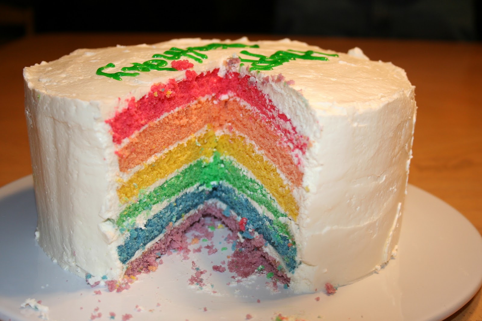 Janis Cooks: Rainbow Cake
