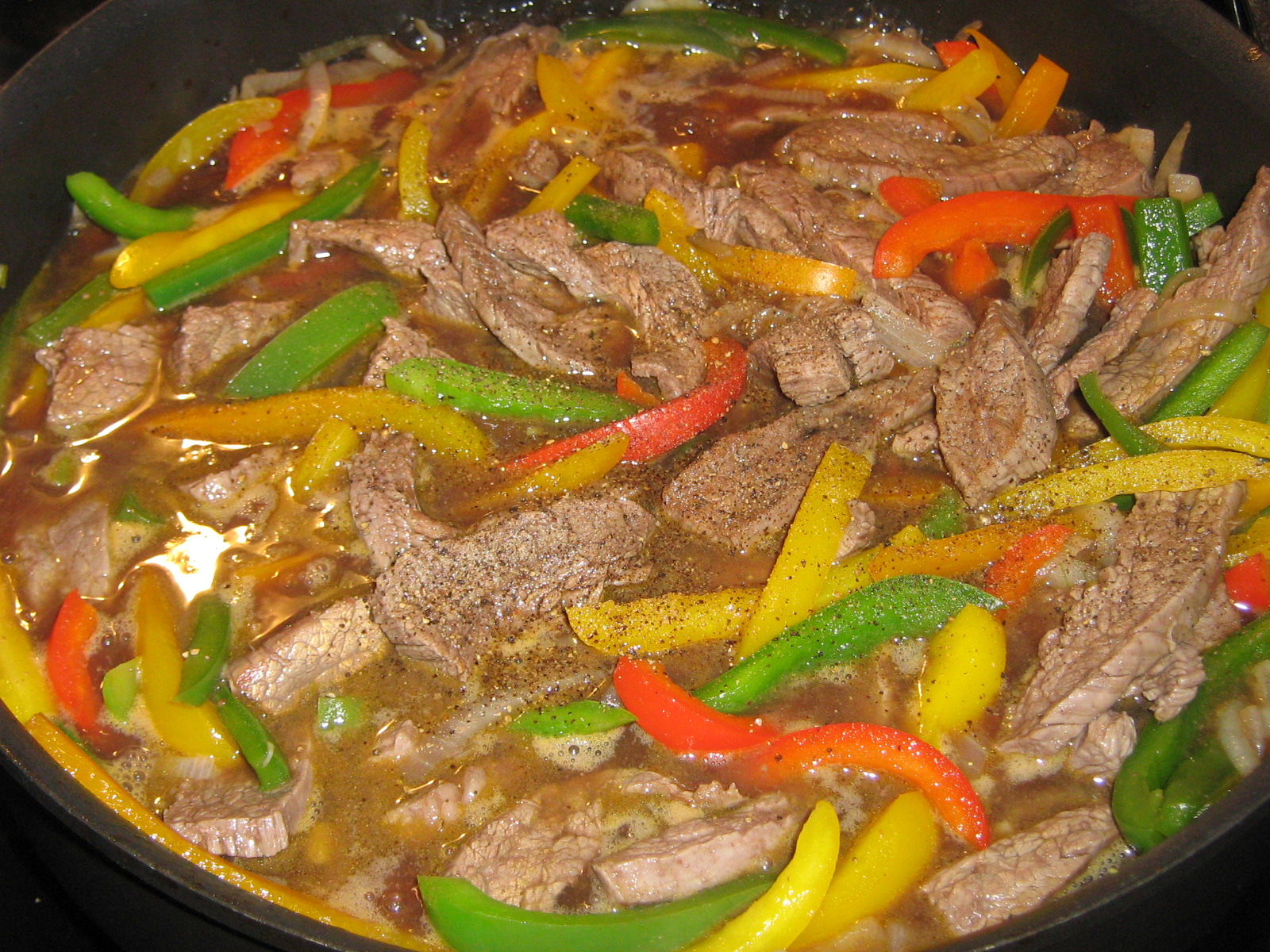 Janis Cooks: Tri-Color Pepper Steak