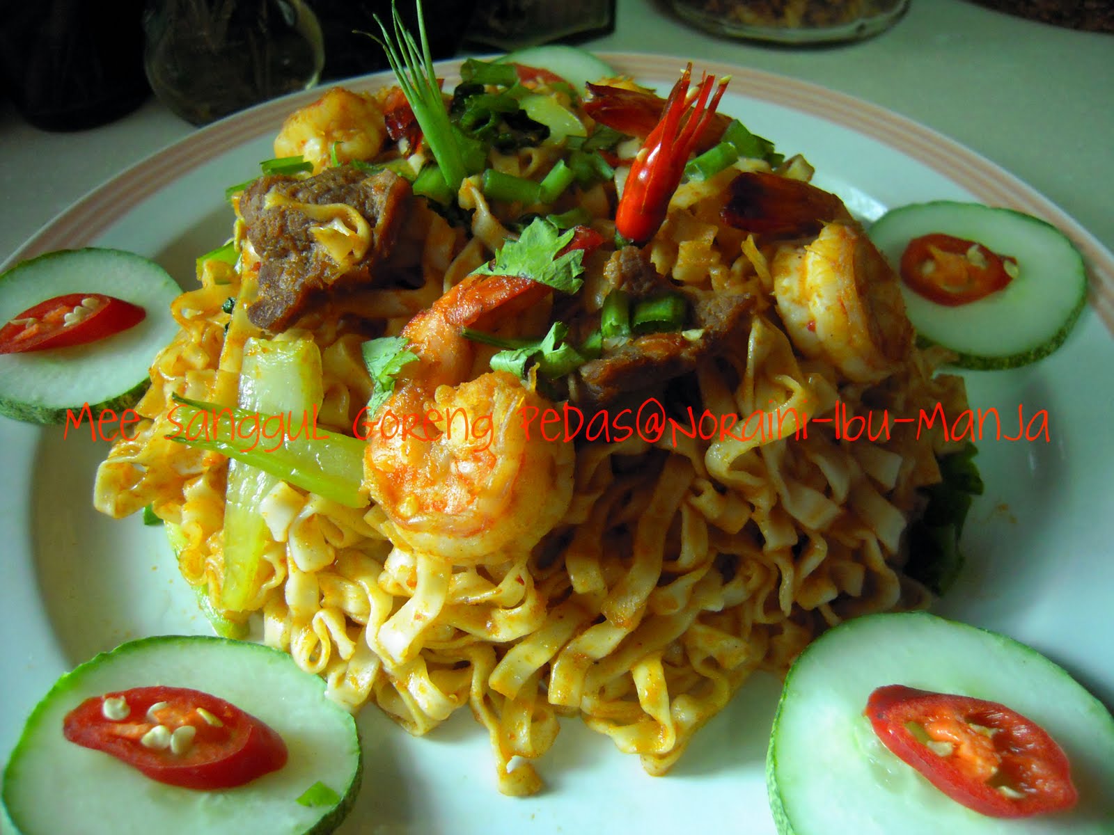 Sajian Bersama Ibu Manja: Mee Sanggul Goreng Pedas