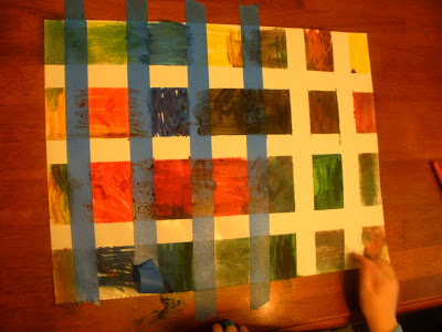 The Toddler Blog: Grid Painting:)