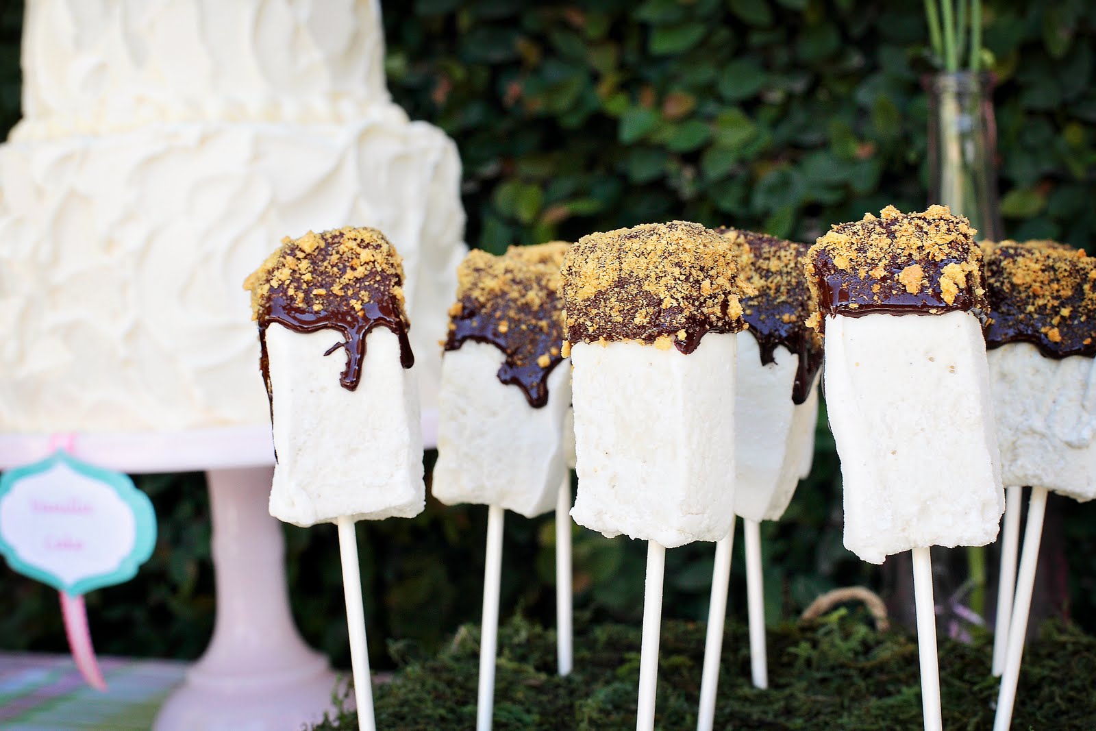 Woodland Fairy Dessert Table | blue cupcake