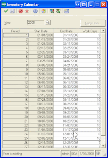 MAS 500 ERP: Making Your MAS 500 Inventory Calendar Work for You