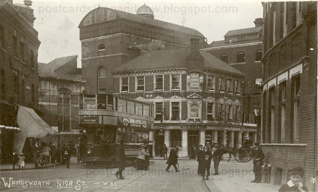 Postcards Then and Now: Wandsworth High Street 1906