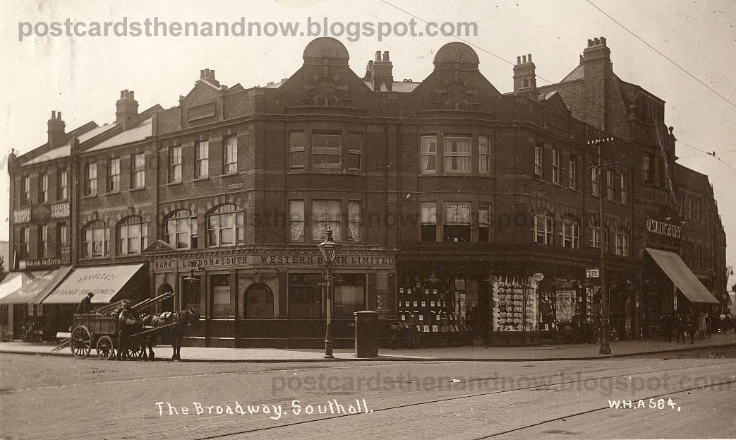 Postcards Then and Now: Southall Broadway c1912