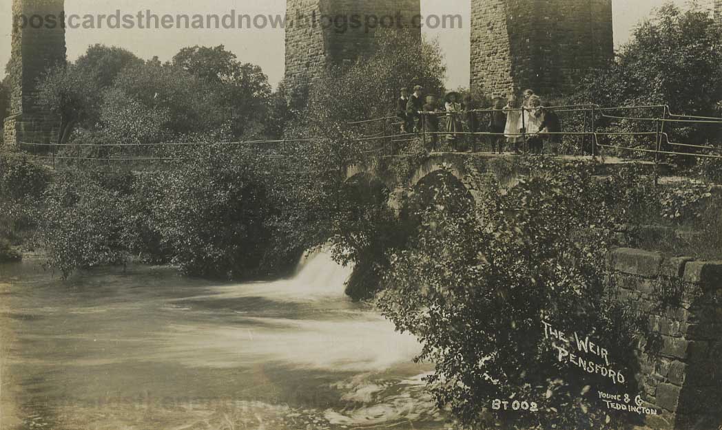 Postcards Then and Now: Pensford, Somerset c1910