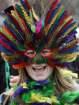Margy's Musings: Masks - Mardi Gras