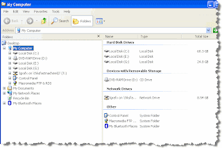 Open My Computer view to Explorer View