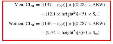 contekan karvas: Rumus Klirens Kreatinin (ClCr)