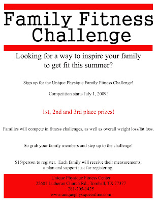 Unique Physique: Family Fitness Challenge