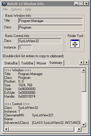 Programação de resultado: Ferramentas para o Autoit