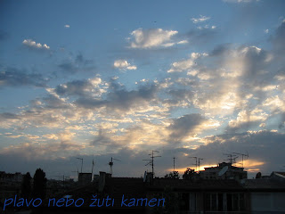 Plavo nebo žuti kamen: Plavo nebo