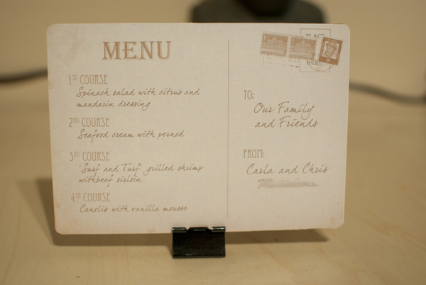 Tales of a Tech-Savvy Wife: Vintage Postcard Menus