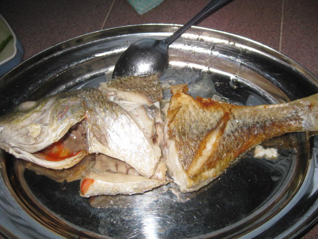 TO INDULGE ONESELF.................: Steam Fry Fish