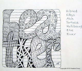 What Tangled Webs!: Tangle Your Name Challenge