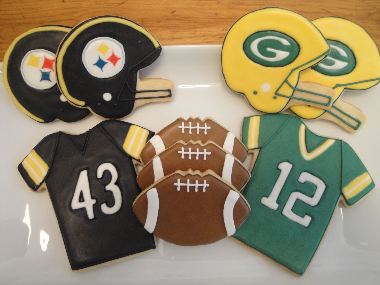Sugar Mama Cookies: Super Bowl XLV Cookies - Pittsburgh Steelers vs ...