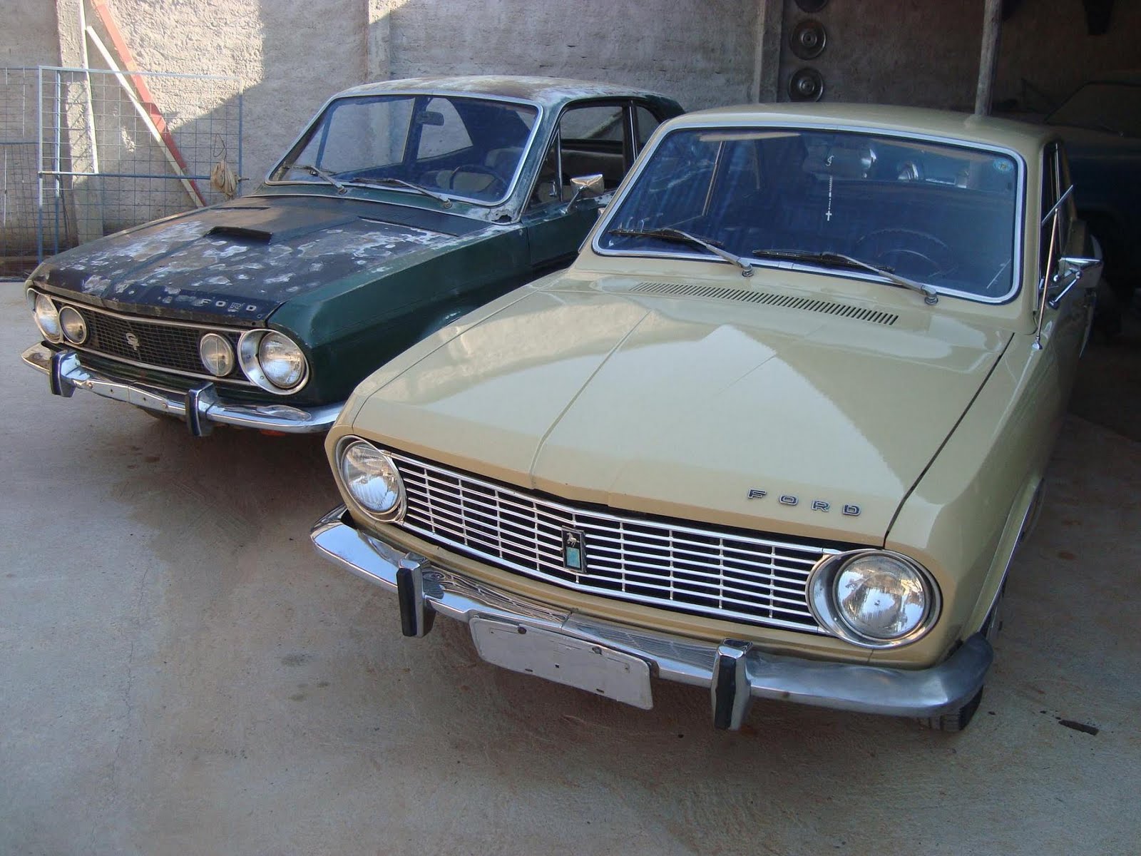 Antigos Verde Amarelo: Corcel Luxo 1971 X Corcel GT XP 1972 ...