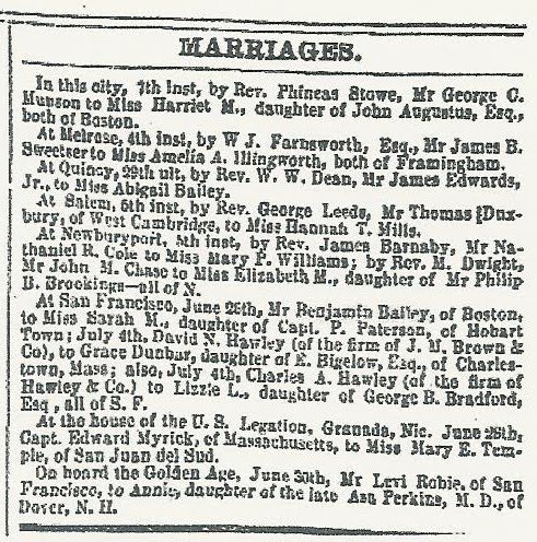 Benjamin Bailey Genealogy