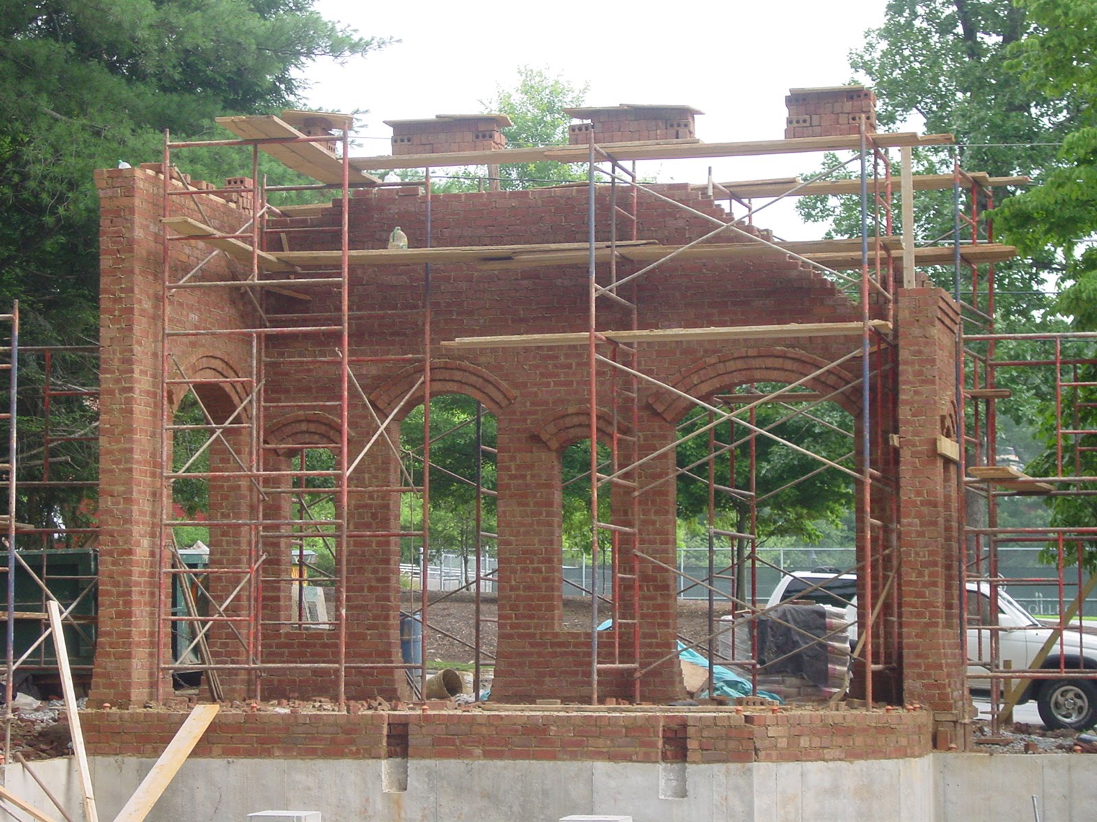 Chapman Architecture The Daulton House: Structural Masonry Front Porch