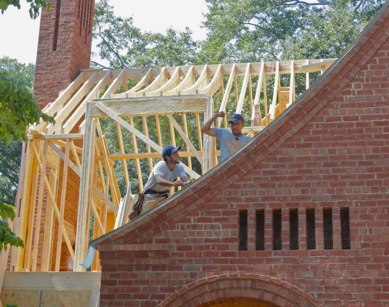 Chapman Architecture The Daulton House: Rafters