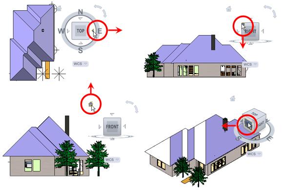 AutoCAD 2010 3D MODELING: Example of ViewCube
