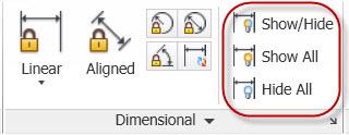 What New in AutoCAD?: Dimensional Constraints - Parametric Constraints