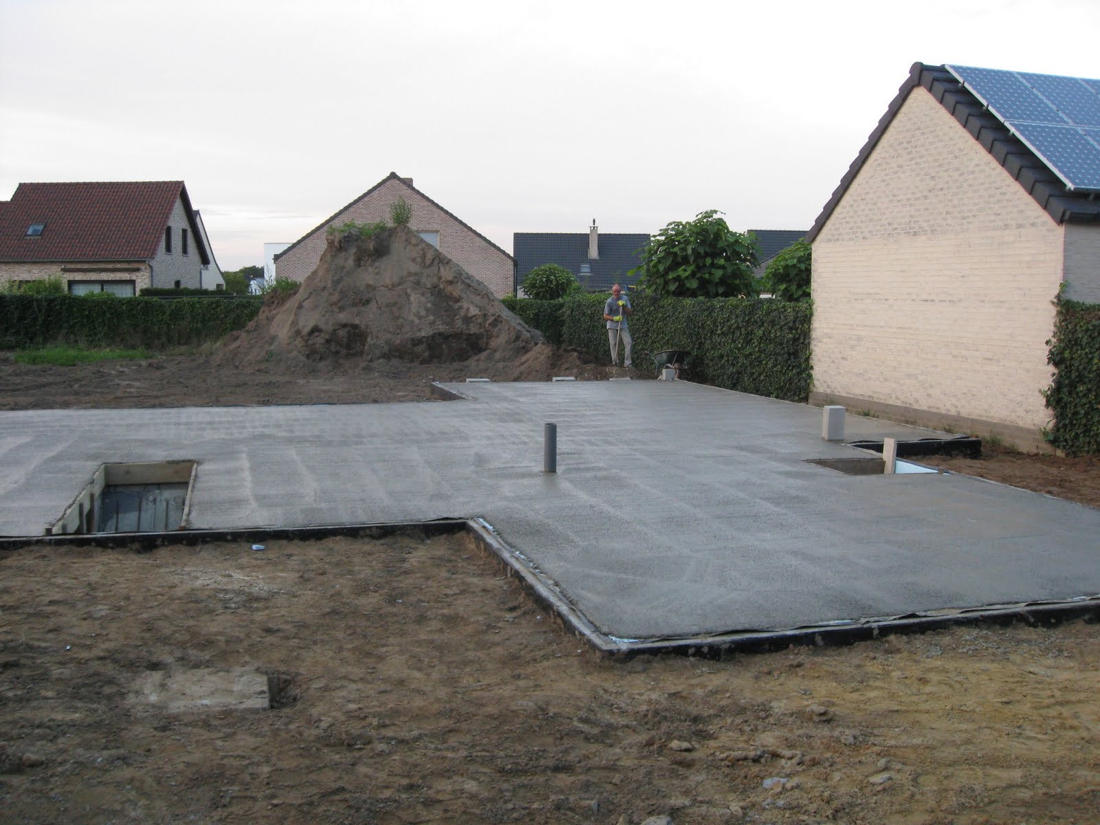 Bouwavontuur Kevin&Judith: Welfsels + druklaag kelder..