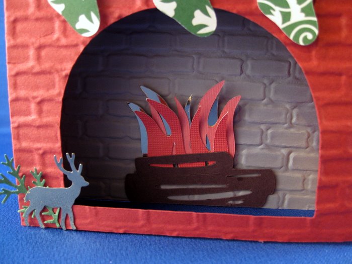 Sue's Stamping Stuff: Creations by AR--3D Fireplace