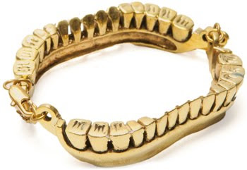 HOUSE OF JEROY: gold tooth smile bracelet