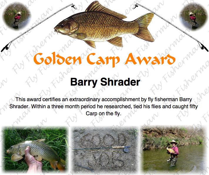 Drifting The Prairie Ocean Outdoor Journal: Golden Carp Award