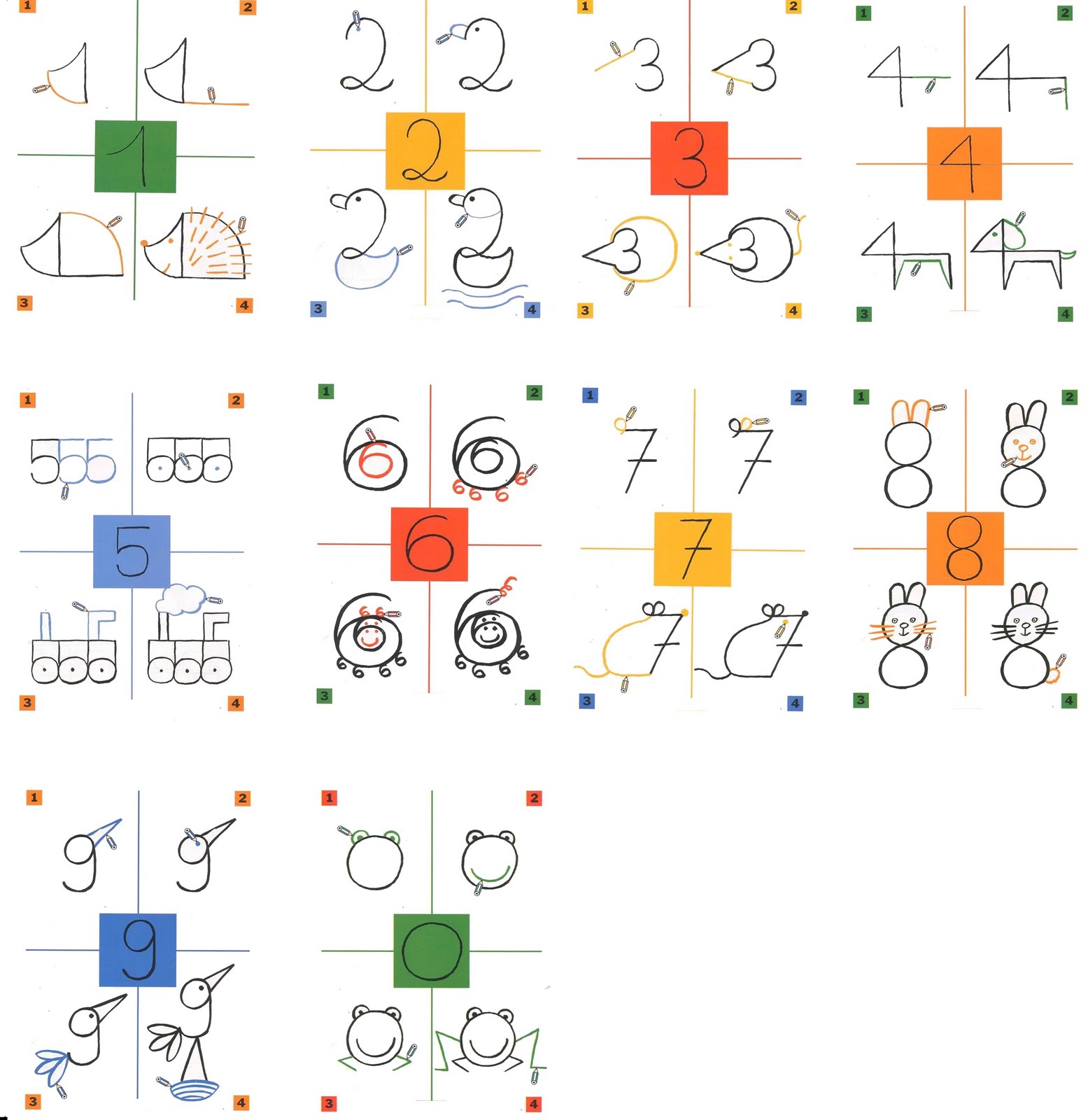 INFANTIL RECURSOS EDUCATIVOS: Dibujar los números...