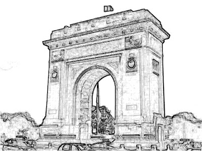 Imagini din Bucuresti: Arcul de Triumf
