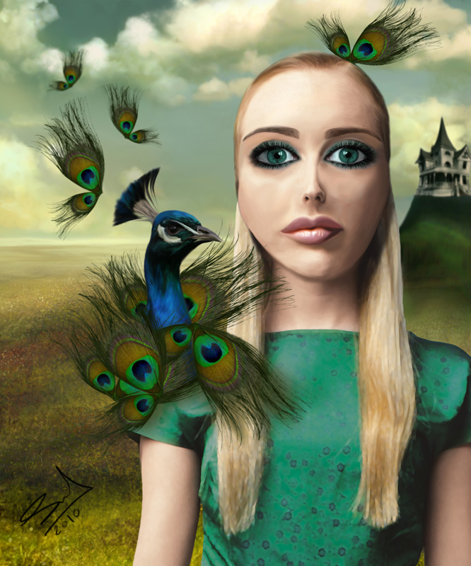 Sumayyah Al Suwaidi سمية السويدي Lady Peacock