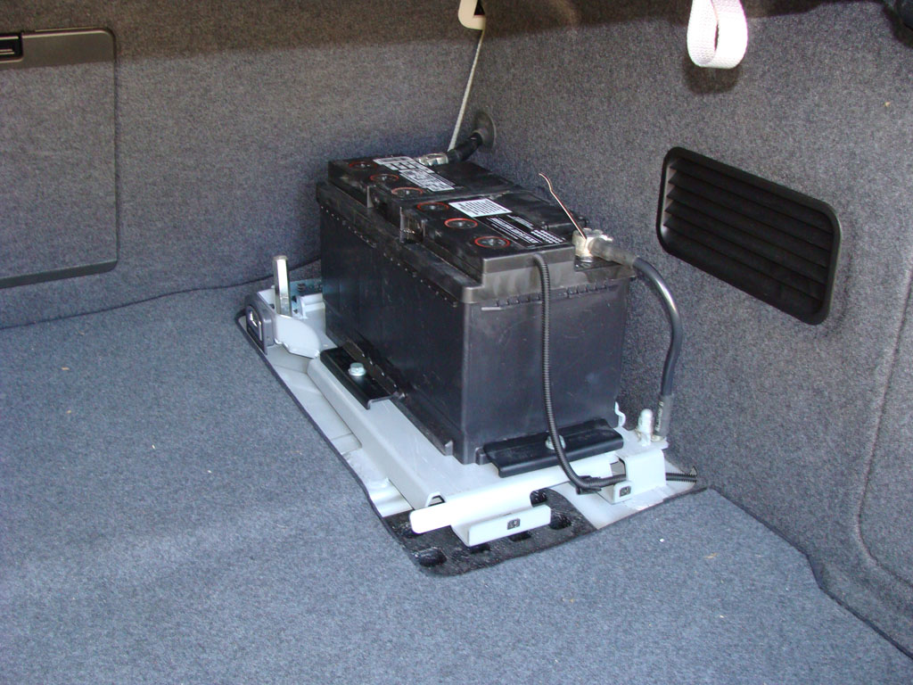 Battery Relocation To Trunk