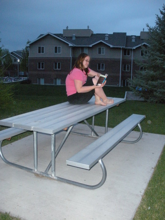 101 Places To Read A Book: #5 - On the Picnic Table