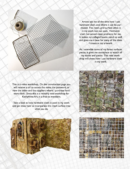 Inside KathyAnne Art: Working with Hardware Cloth