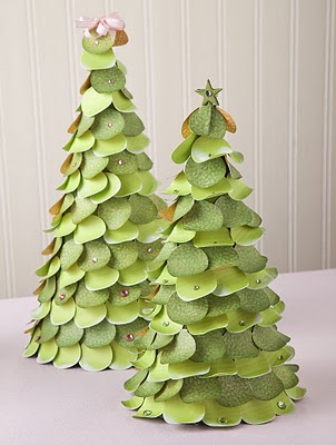 Sweet Chatter That Matters: Paper Christmas Trees by Jeanette Lynton