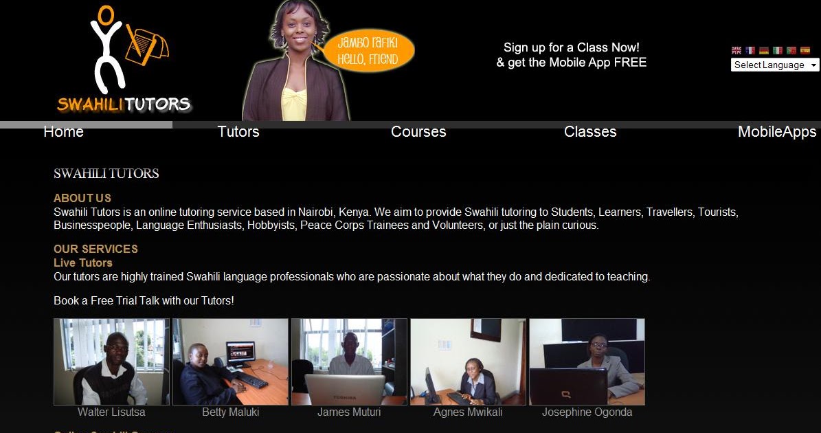 The Azanian Sea: Swahili Tutoring Service in Nairobi Kenya