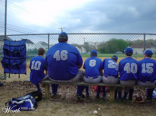 Life Lessons In Words: The Bench Warmer