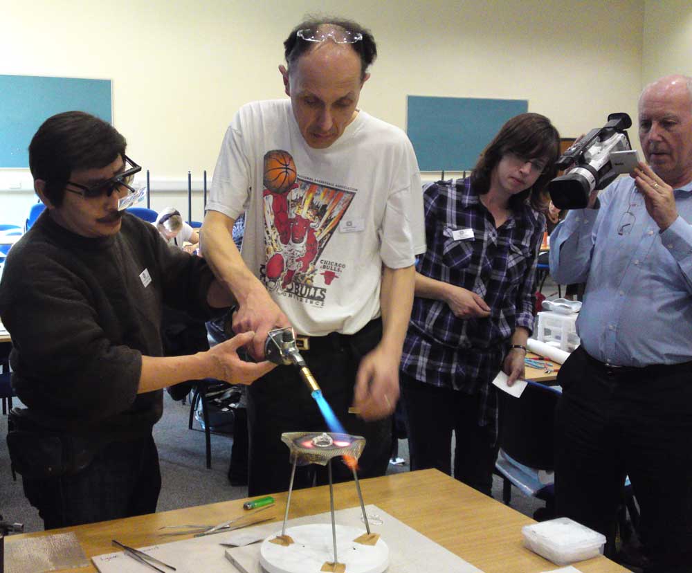 Enamelling in progress: April 2010