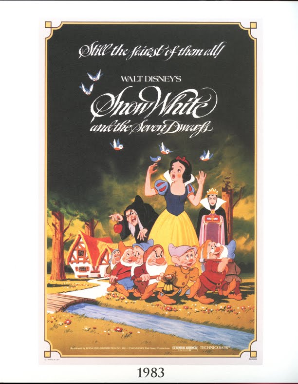 Filmic Light - Snow White Archive: 1994 Snow White Home Video - Lithographs