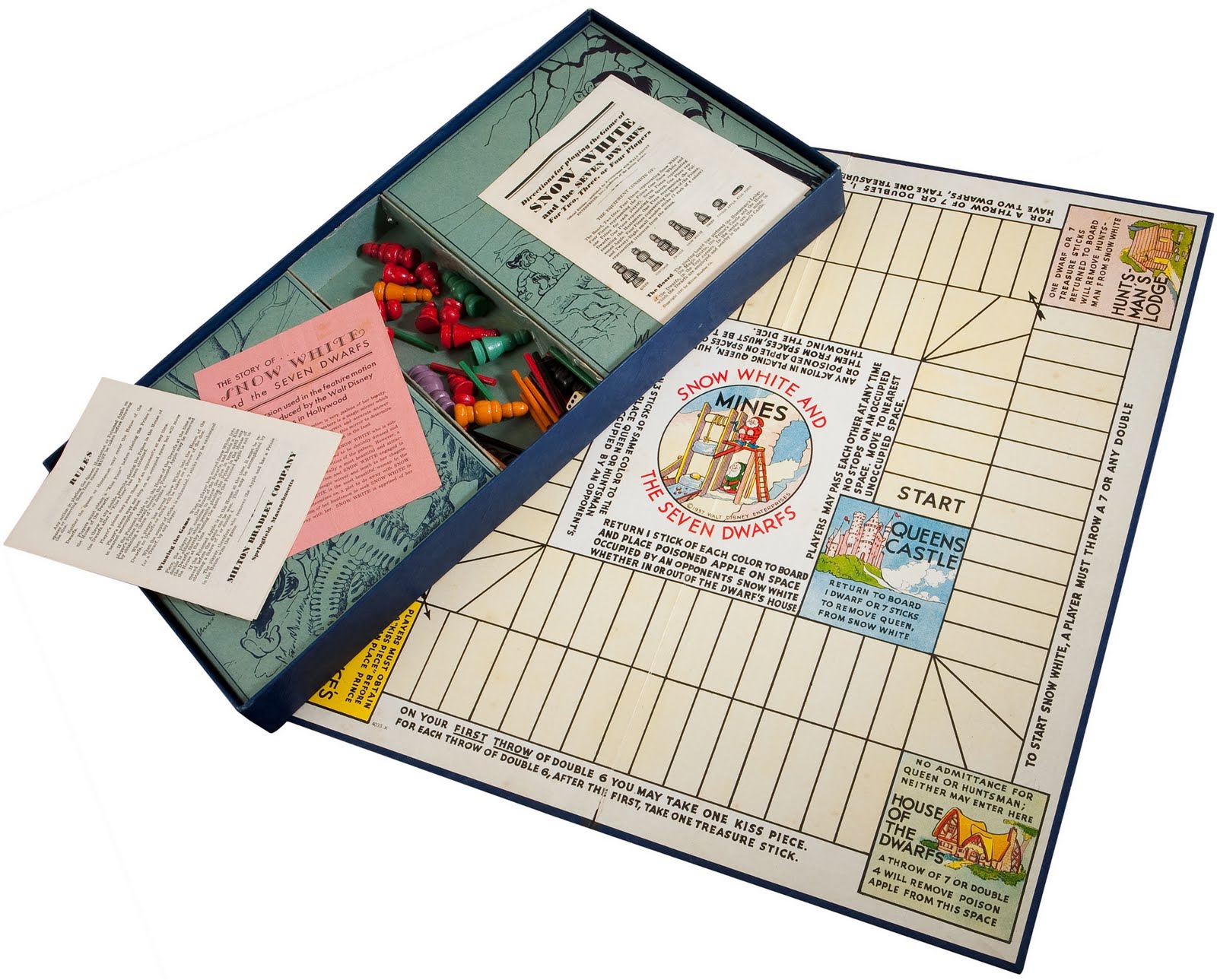 Filmic Light - Snow White Archive: 1938 Milton Bradley Snow White Board ...